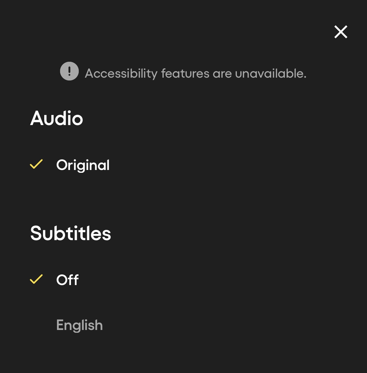 Instructions for Closed Captioning